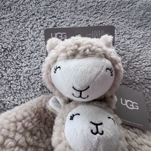 UGG | Toys | Ugg Baby Cloud Lovey And Rattle Gift Set Birch Llama ...